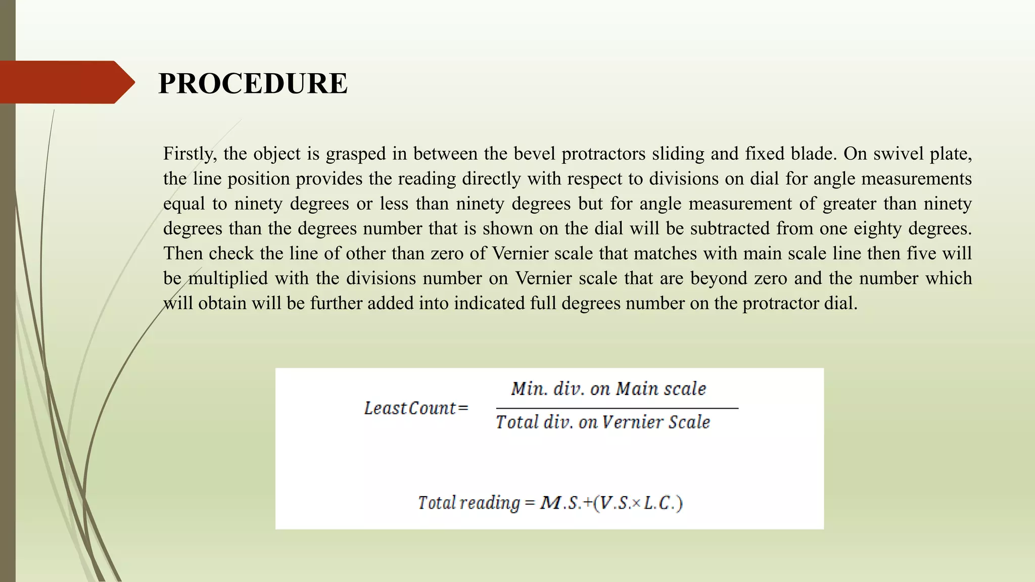 Bevel Protractor | PPTX