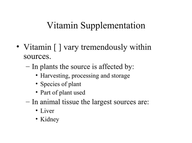 Lecture61 fat solublle vitamins can be taught | PPT