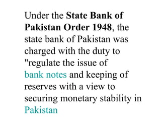 Lecture # 6 (20.02.2017) @ ibt banking secor of pakistan | PPT