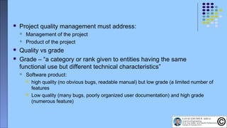 Episode 24 : Project Quality Management | PPT