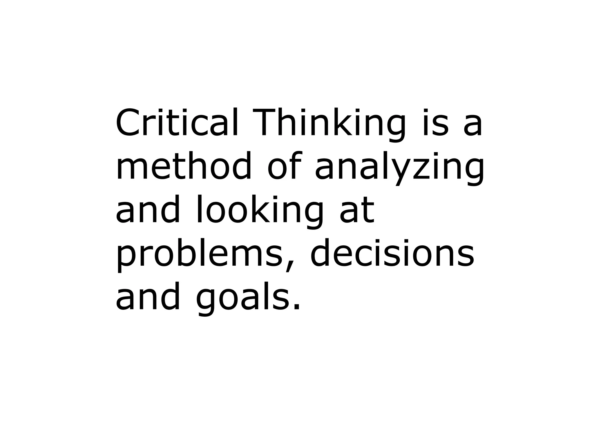 Lecture # 6 (25.02.2017) @ IBT City Campus Critical Thinking | PPT