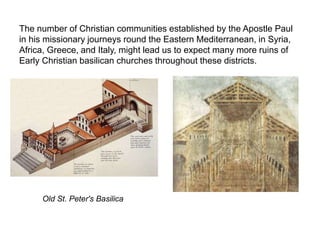 Early Christian Architecture Basilica