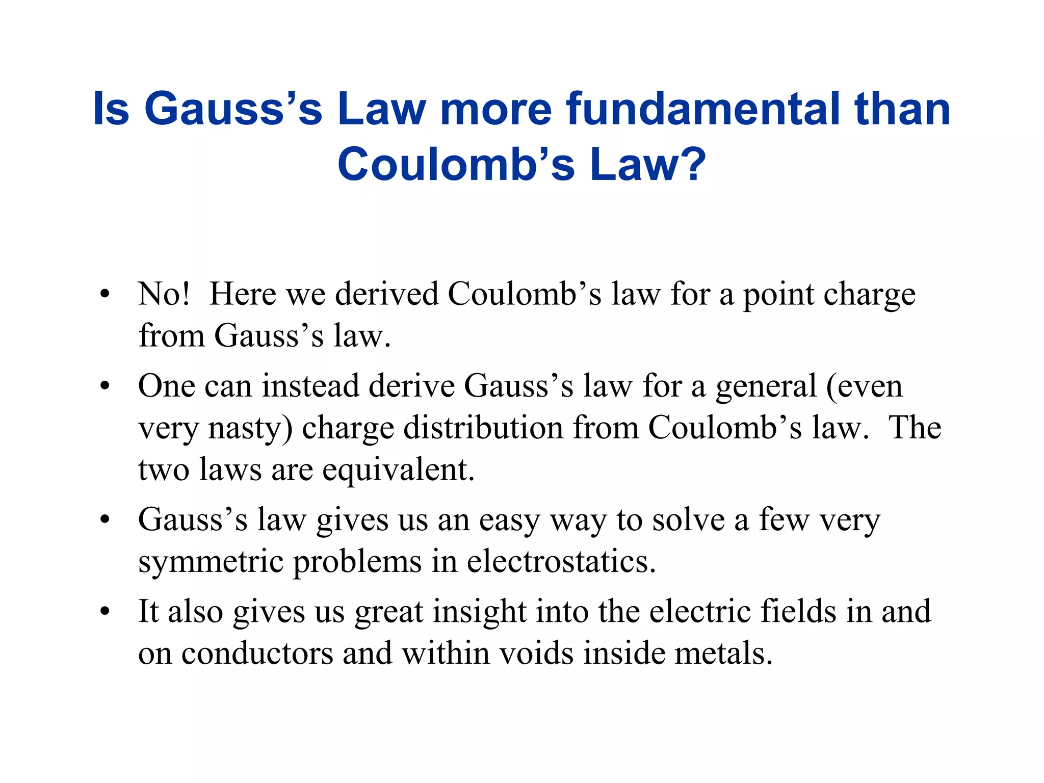 Lecture 6 4_electric_flux_and_gauss_law | PDF