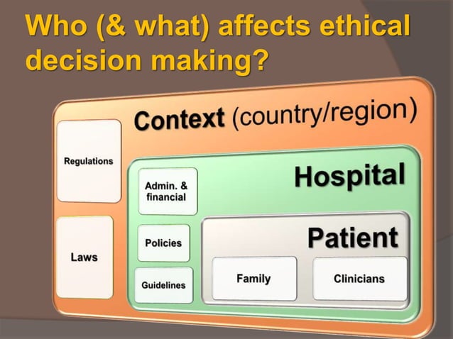Lecture 6 & 7 introduction to ethical analysis and clinical ...