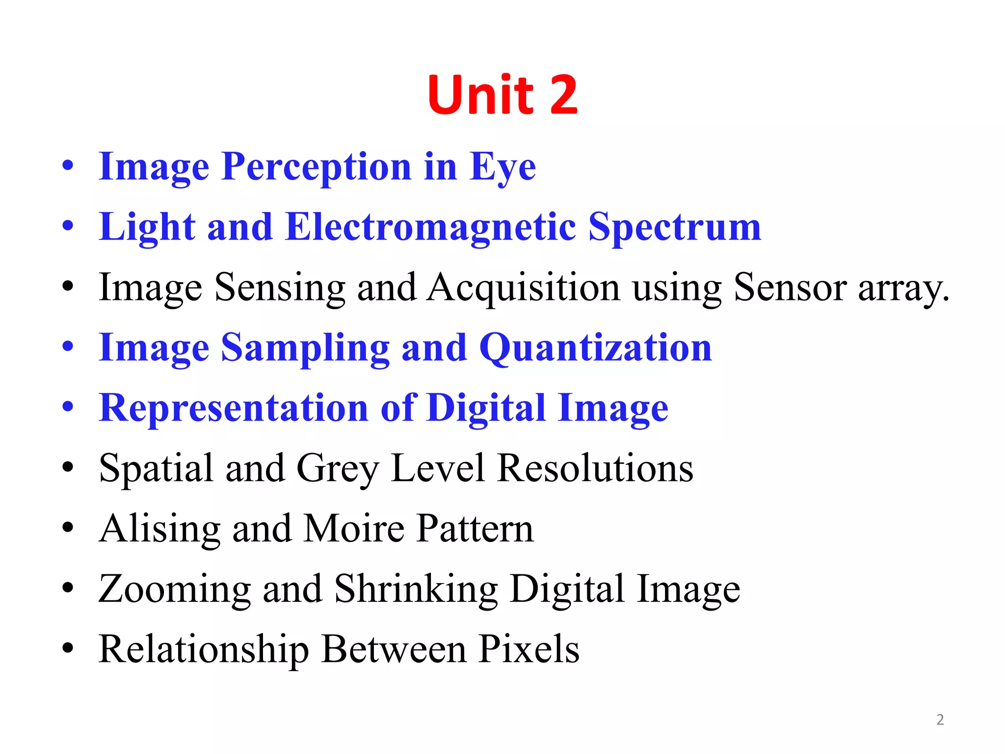 Digital Image Fundamentals | PPTX