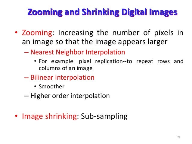 Digital Image Fundamentals