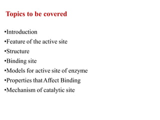 Lecture 6 –active site identification | PDF