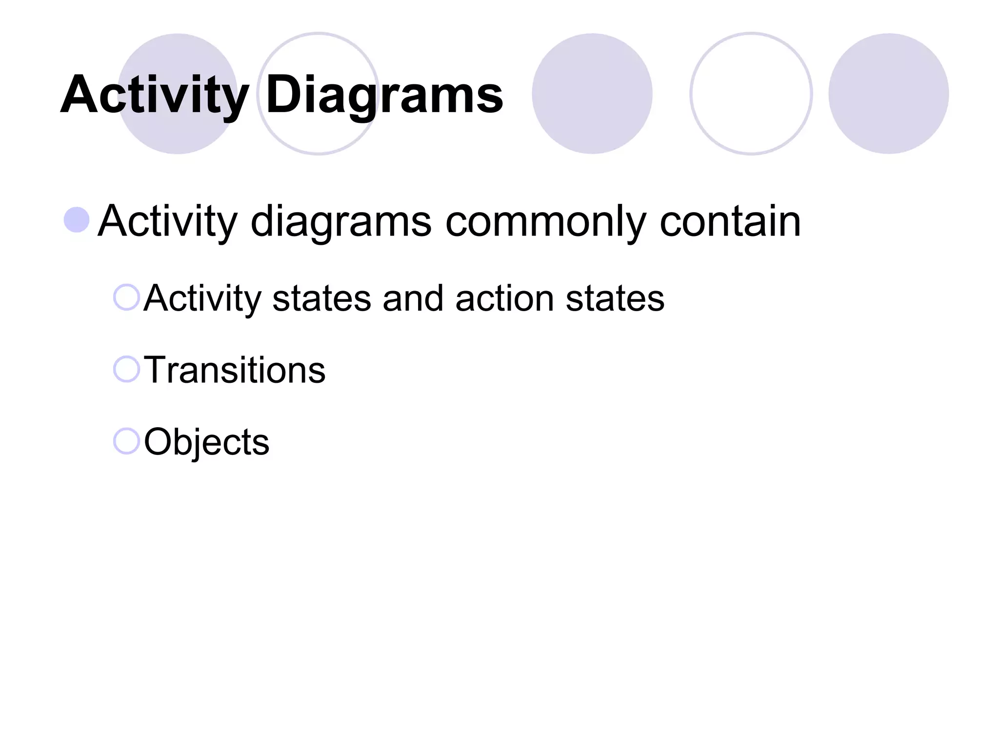 Lecture6 activity diagrams | PDF