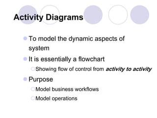 Lecture6 activity diagrams | PDF | Computing | Technology & Computing