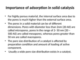 LECTURE 6 Adsorption on solid surfaces.pptx