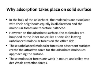 LECTURE 6 Adsorption on solid surfaces.pptx