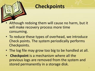 Backing Up and Recovery | PPT