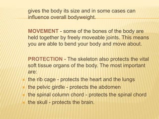 Lecture 6: Skeleton, bones, joints, muscle, heart | PPTX