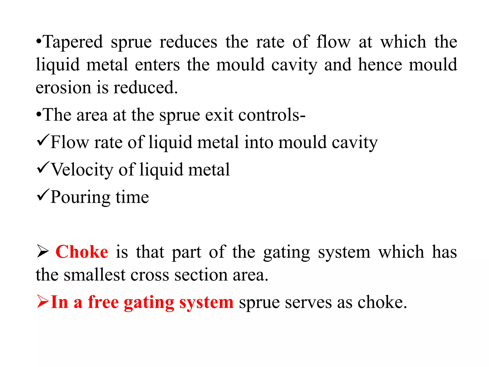 GATING SYSTEM IN CASTING | PPTX