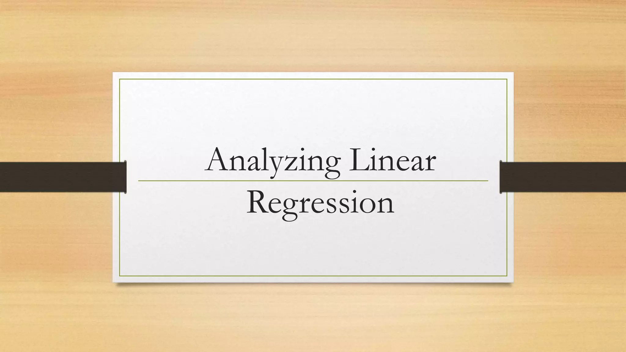 Lecture 6 ba 6 statistics for business analytics | PPTX
