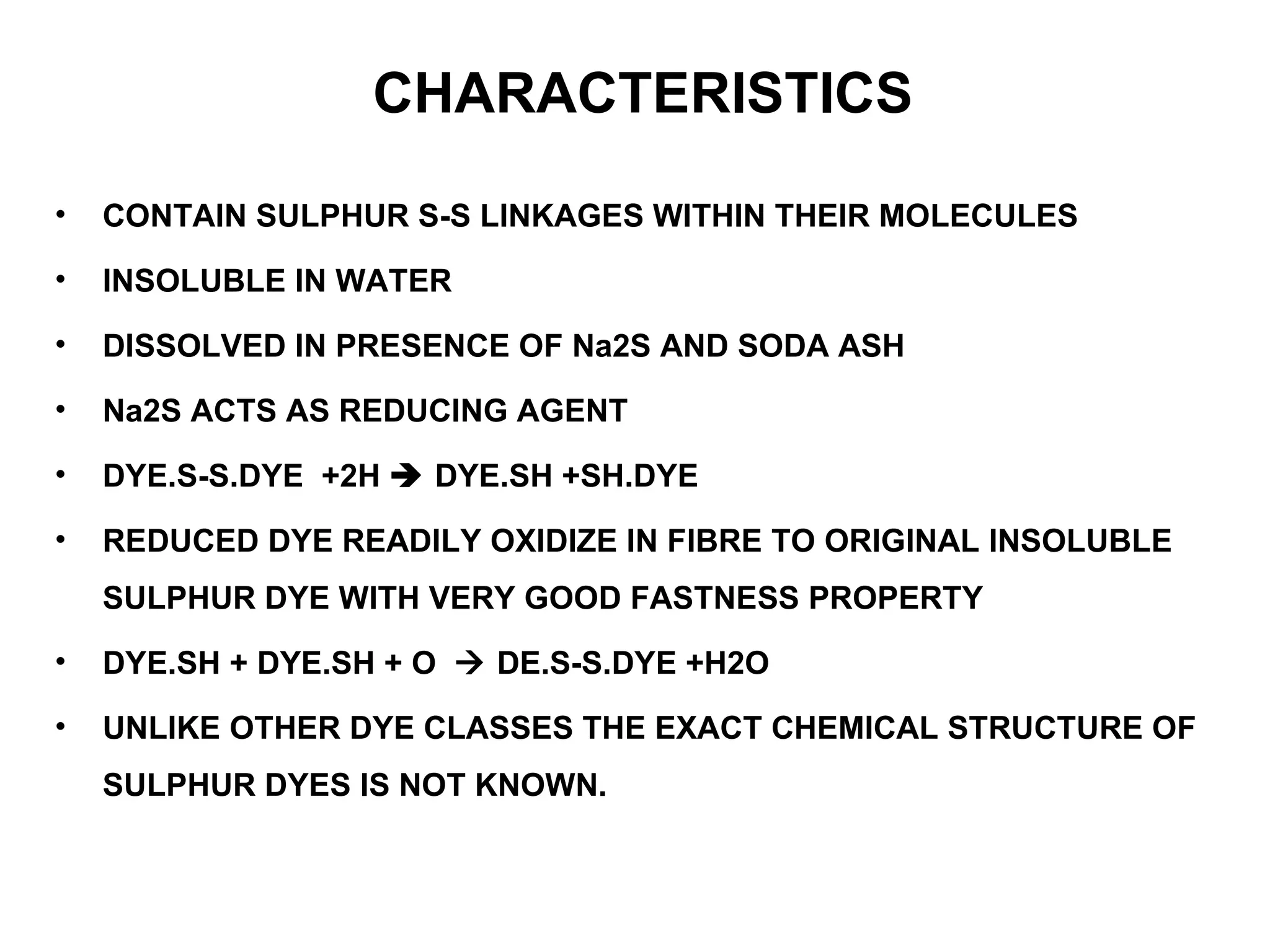 Lecture 6 b dyeing cotton with sulphur dyes | PPT