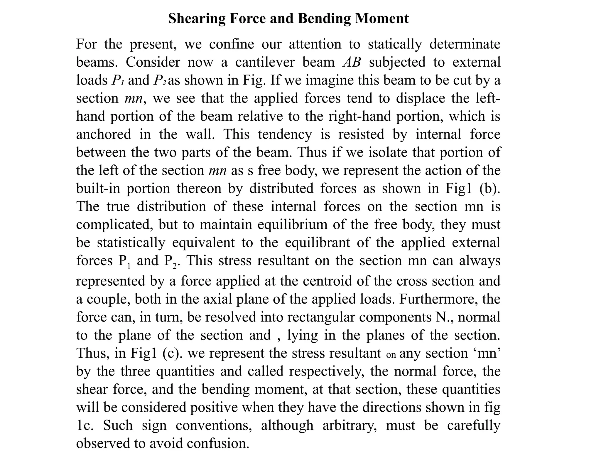 Lecture 6 Bending Moment and shear force .pptx