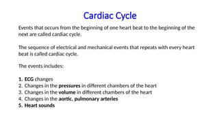Lecture 6_Cardiac cycle. ppsx Cardiac cycle | PPT