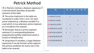 Lecture6 Chapter3- Function Simplification using Quine-MacCluskey Method.pdf | Science