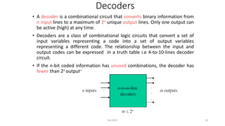 Lecture6 Chapter4- Design Magnitude Comparator Circuit, Introduction to Decoders.pdf