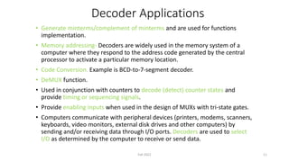 Lecture6 Chapter4- Design Magnitude Comparator Circuit, Introduction to Decoders.pdf