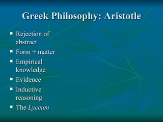 Lecture 6classicalgreeceedited | PPT