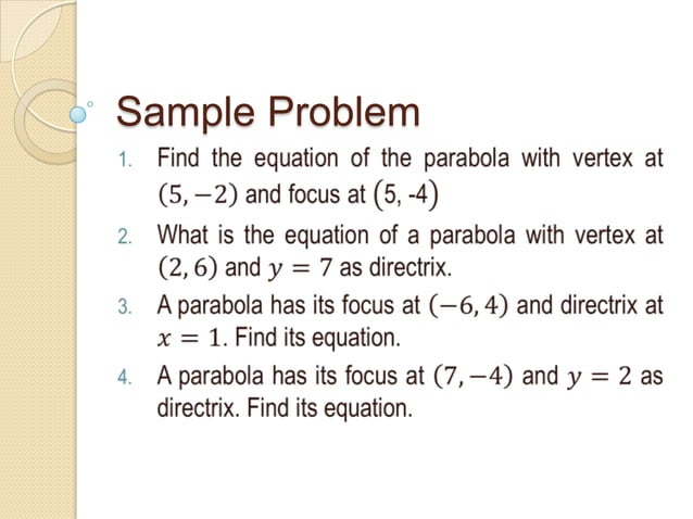Lecture #6 cont. analytic geometry | PPTX