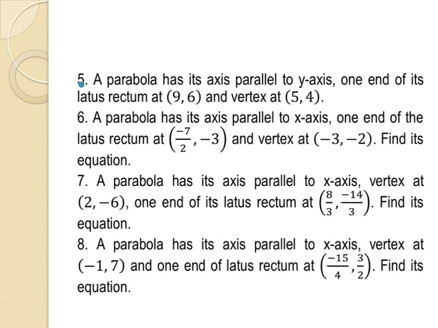 Lecture #6 cont. analytic geometry | PPTX