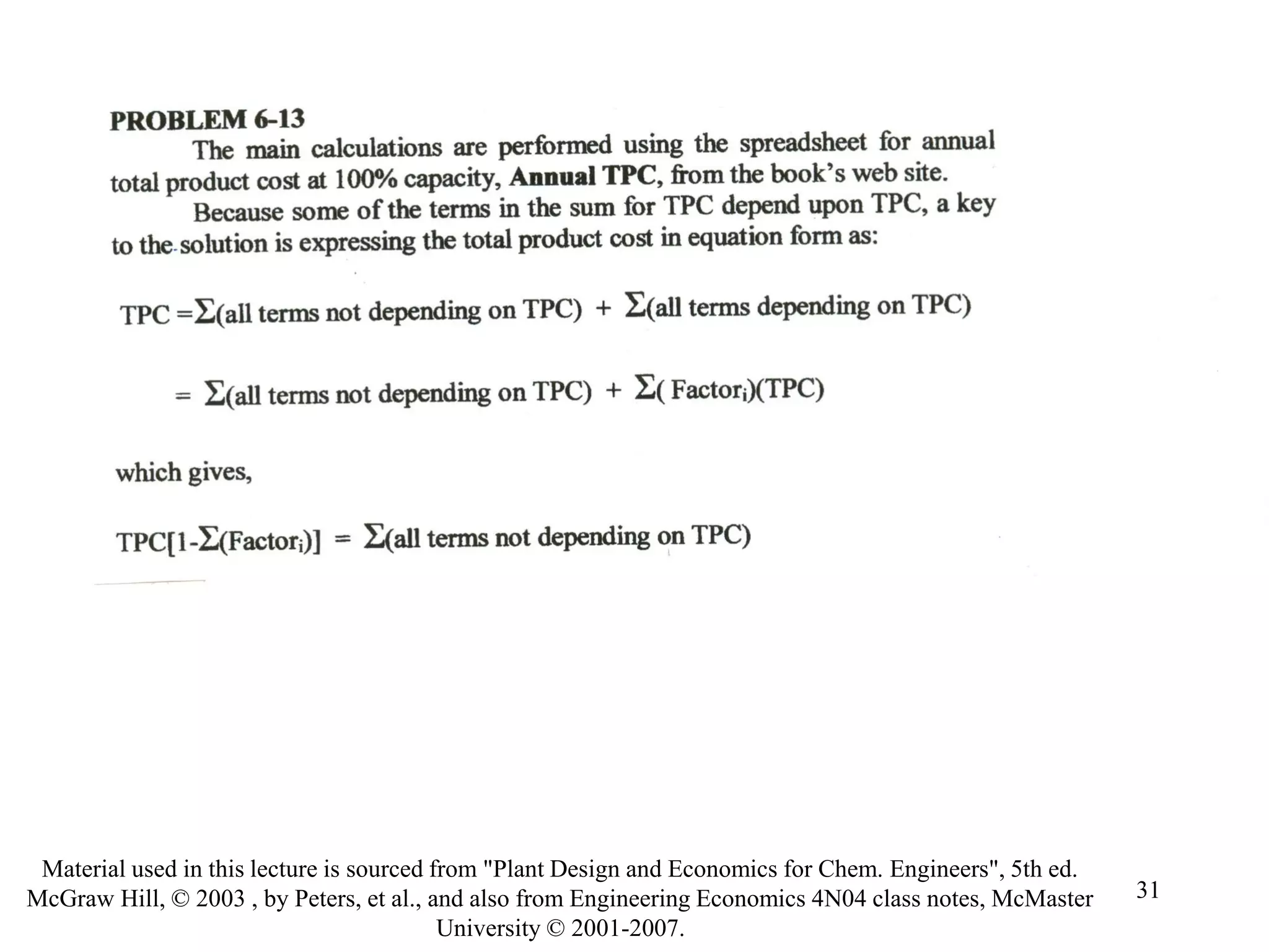 Lecture # 6 cost estimation ii | PDF