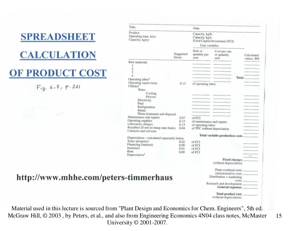 Lecture 6 Cost Estimation Ii