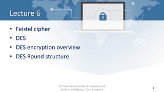 lecture 6 DES part1.pdf | Computing | Technology & Computing