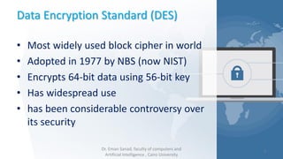 lecture 6 DES part1.pdf | Computing | Technology & Computing