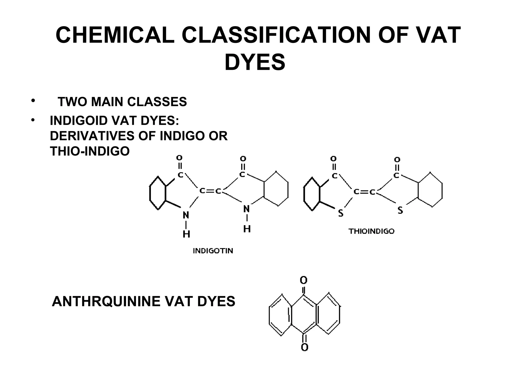 Lecture 6 dyeing of cotton with vat and sulphur dyes | PPT