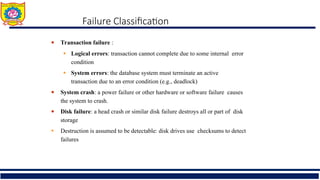 Lecture 6 Failure Classification in DBMS.ppt