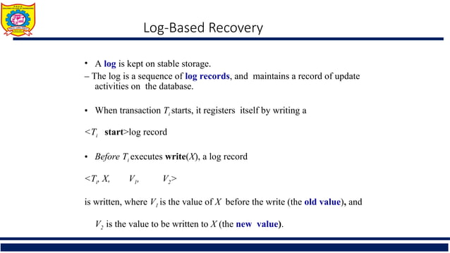 Lecture 6 Failure Classification in DBMS.ppt