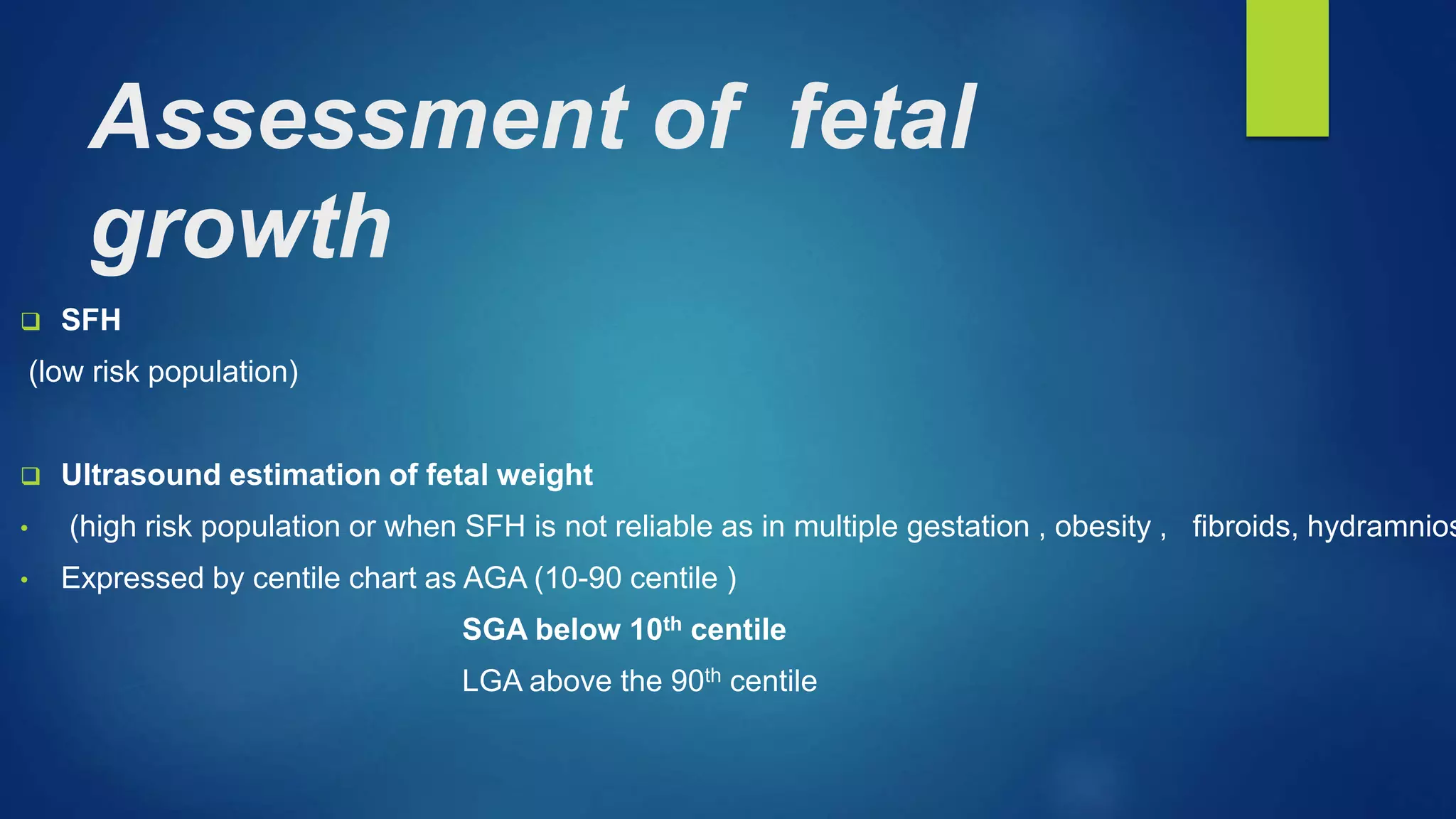 Lecture 6 Fetal physiology and normal growth | PPTX