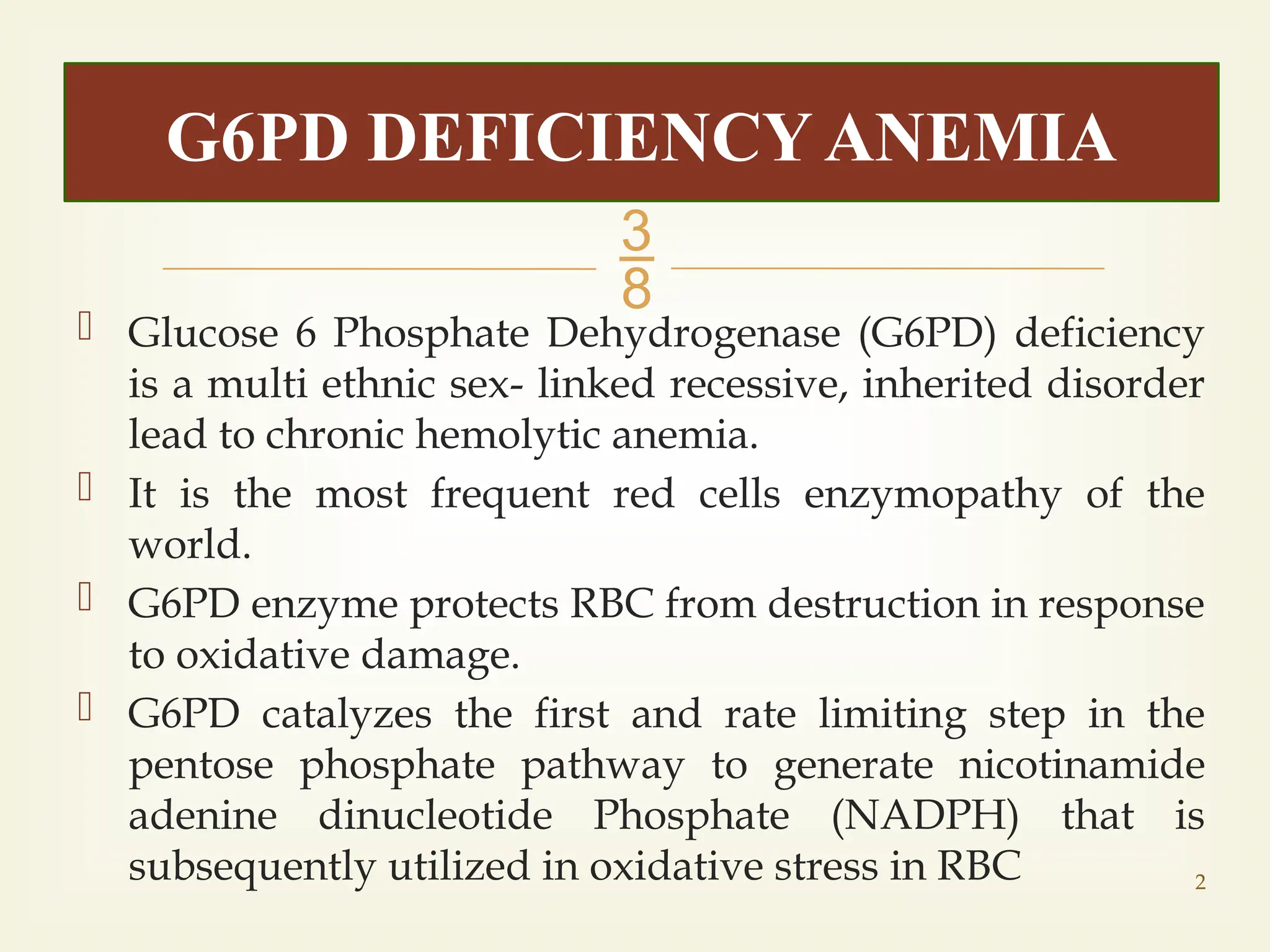 Lecture 6 G6PD deficiency anemia .pccccptx | PPTX