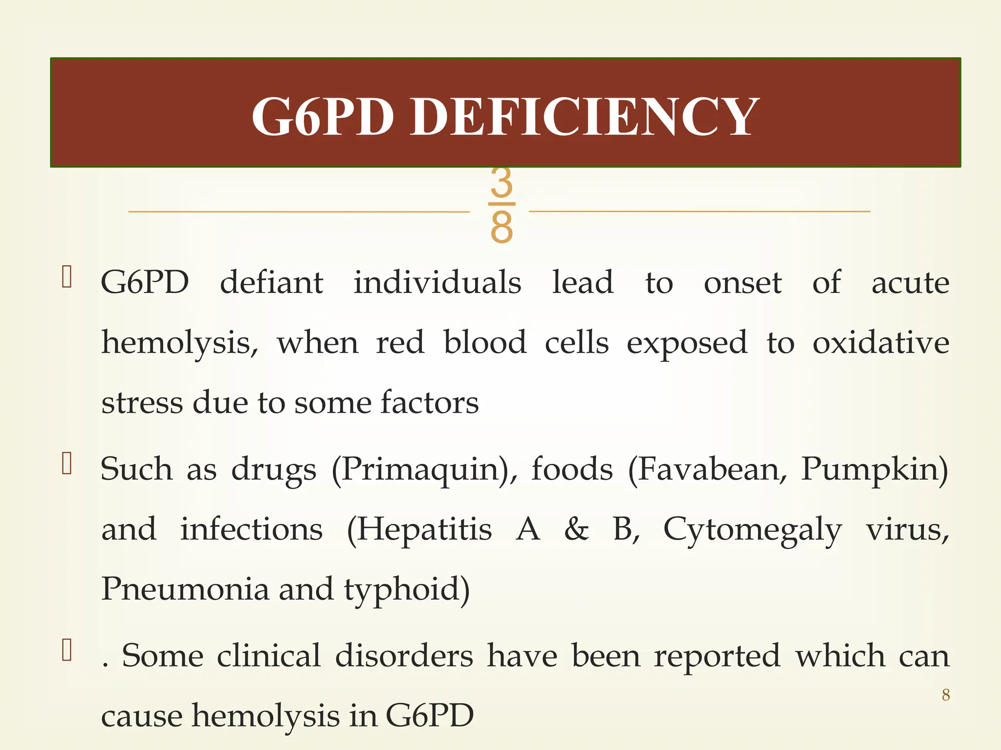 Lecture 6 G6PD deficiency anemia .pccccptx | PPTX