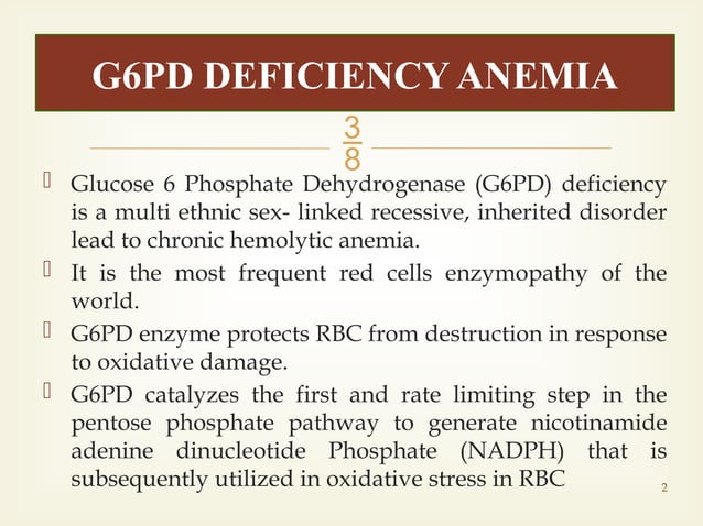 Lecture 6 G6PD deficiency anemia .pccccptx | PPTX