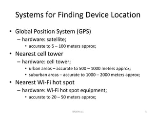 Lecture 6 geolocation | PPTX