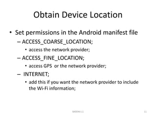 Lecture 6 geolocation | PPTX