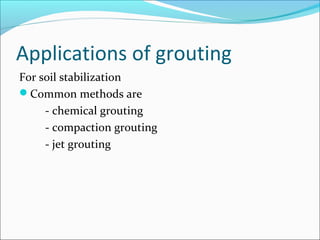 grouting and guniting | PPT