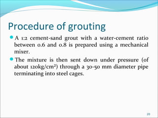 grouting and guniting | PPT