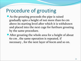 grouting and guniting | PPT