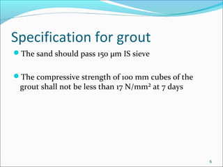 grouting and guniting | PPT