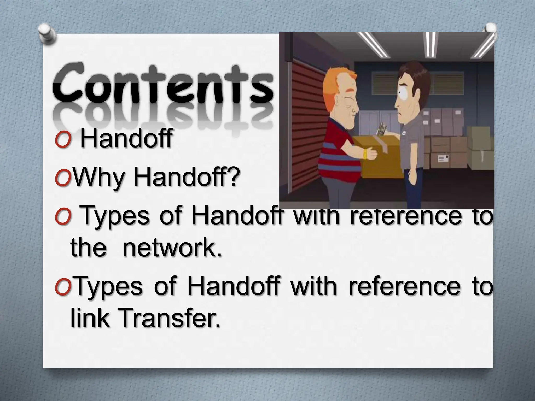 Lecture 6 Handoff.pptx handoff and it's type | PPTX