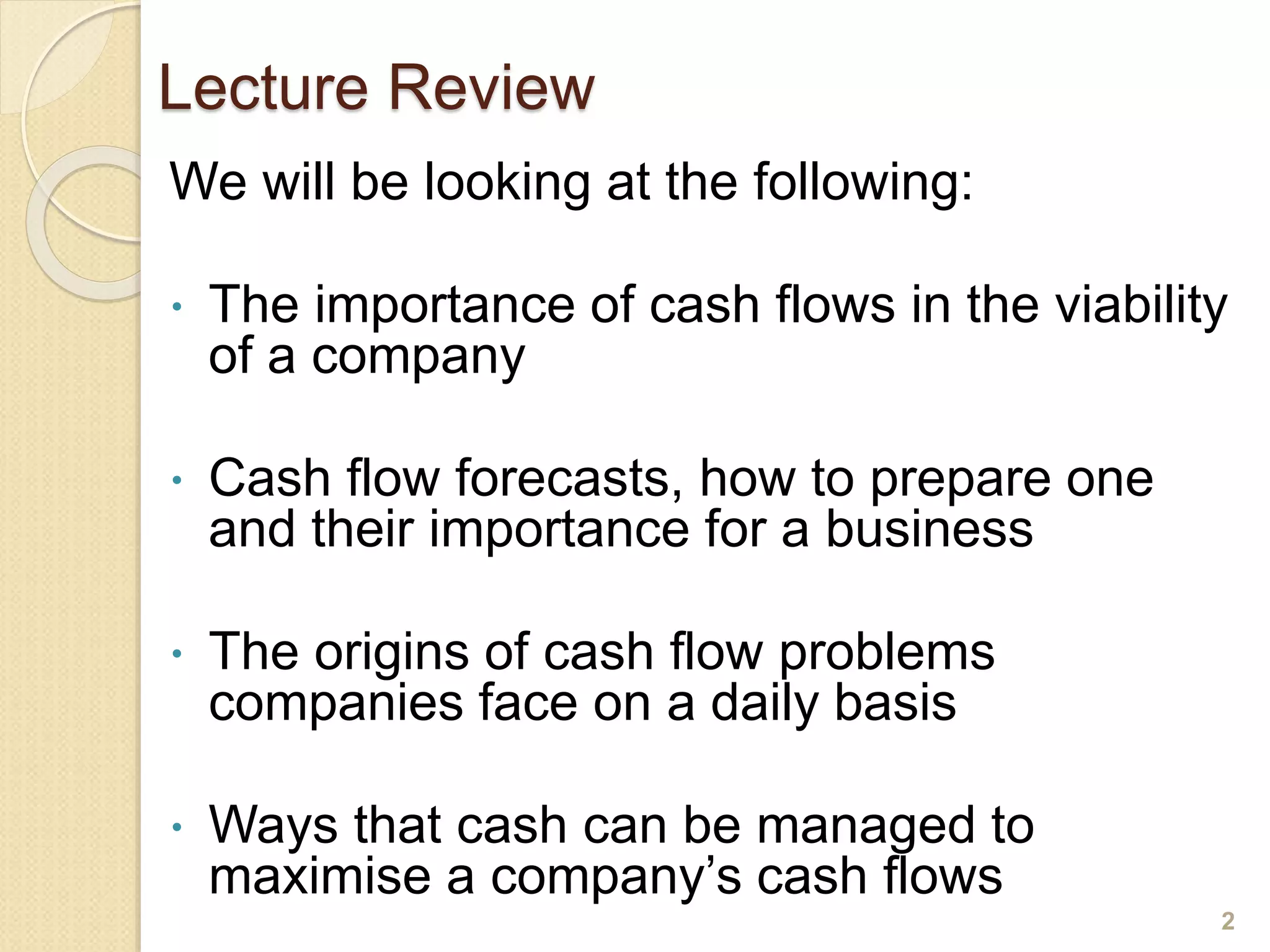 Lecture 6 Importance of Cash Flows.pptx