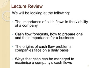 Lecture 6 Importance of Cash Flows.pptx
