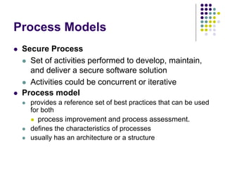 Secure Software Development Models and Methods integrated with CMMI.ppt