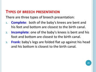 lecture_6_malpresentation, fetal position | PPT